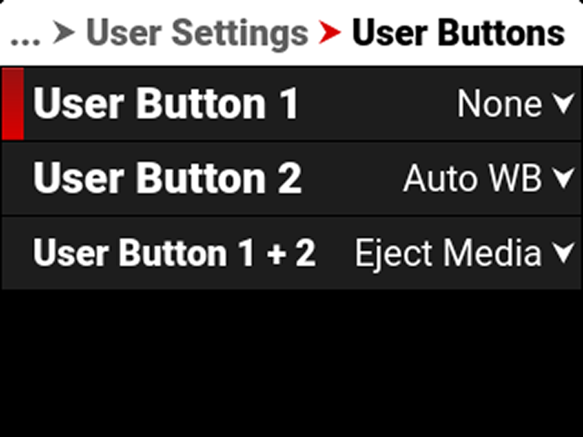 User Buttons